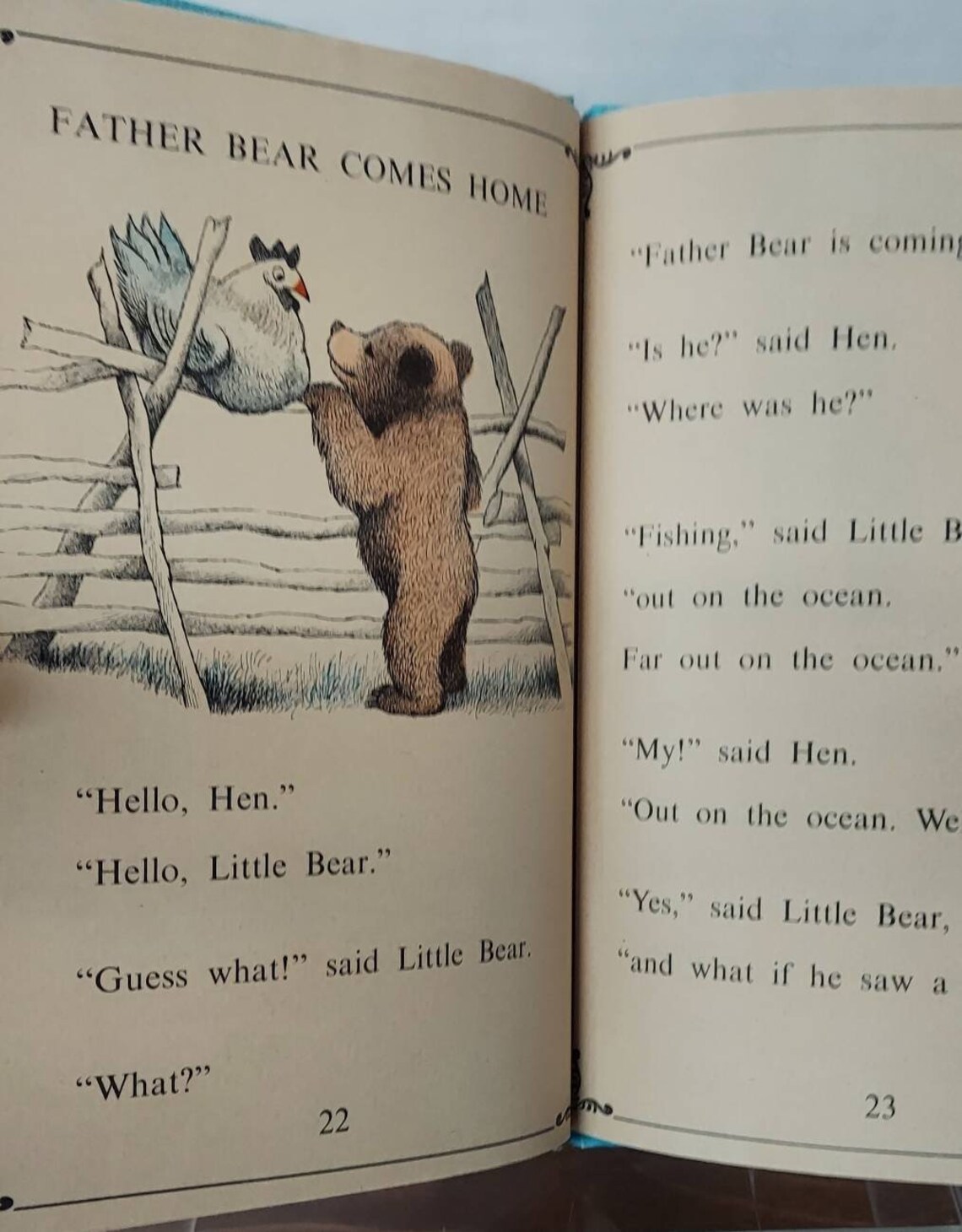 1959 Father Bear Comes Home Book - Etsy