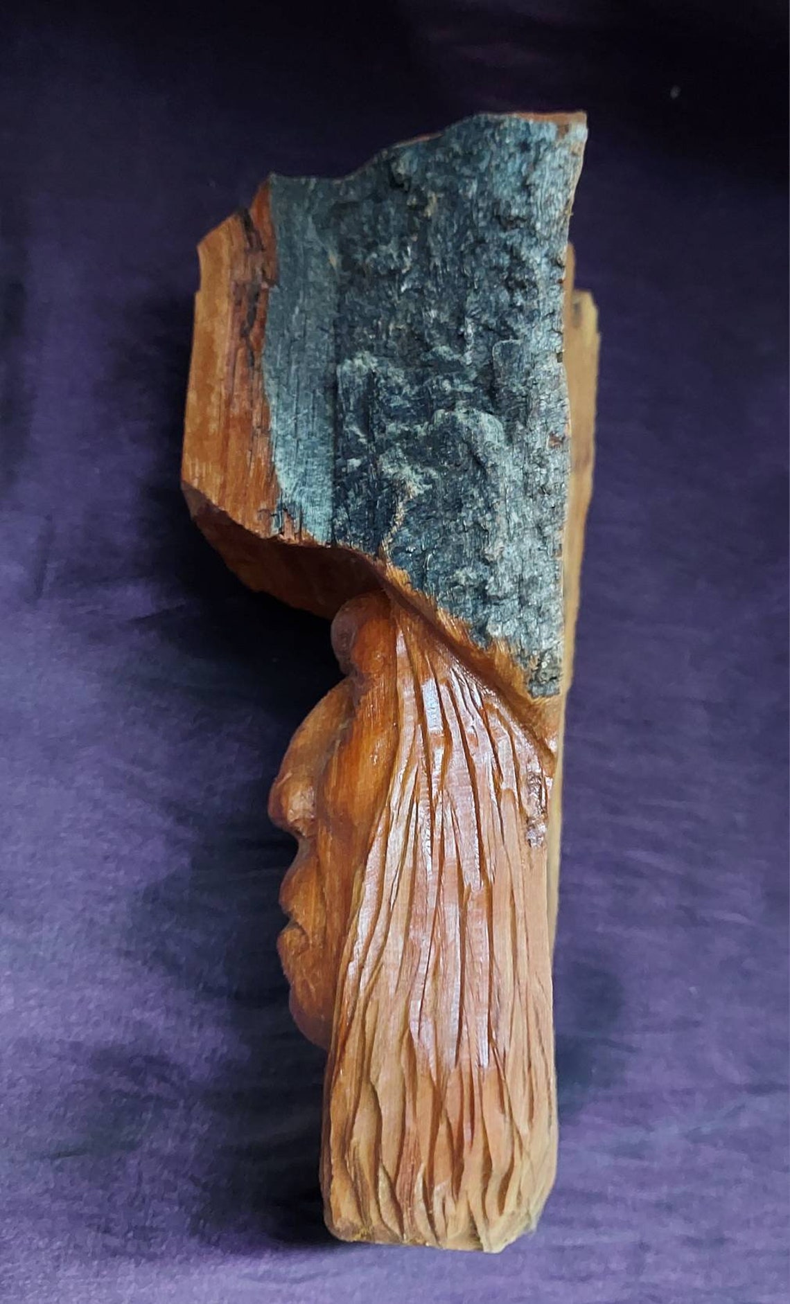 Carved Native American Wood Spirit - Etsy