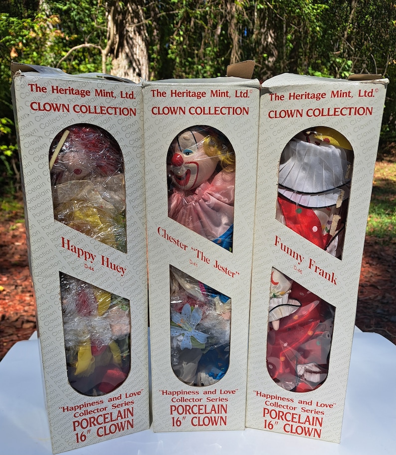 1989 the Heritage Mint Clown Collection - Etsy