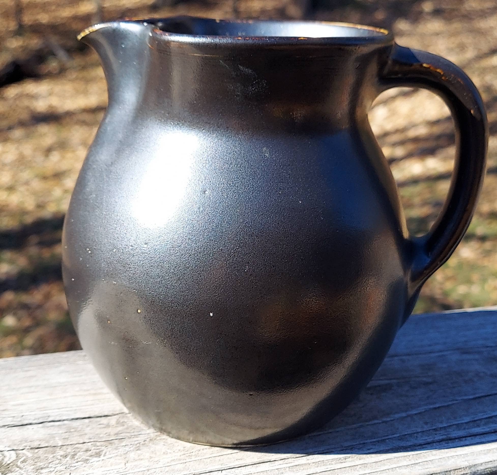 RARE Georgia Art Pottery Pitcher - Etsy