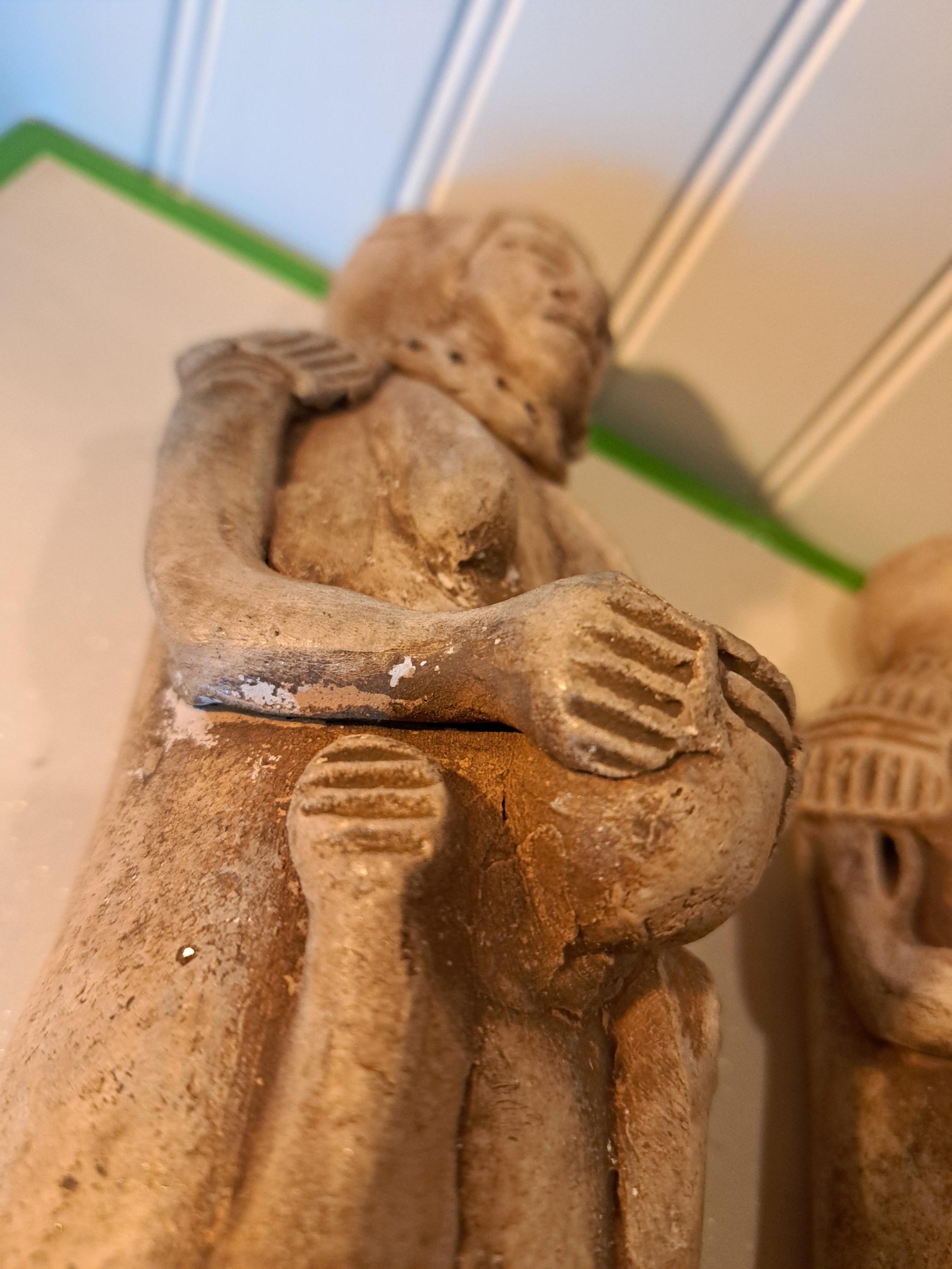 Lot of 2 Mayan Clay Gods Statues - Etsy