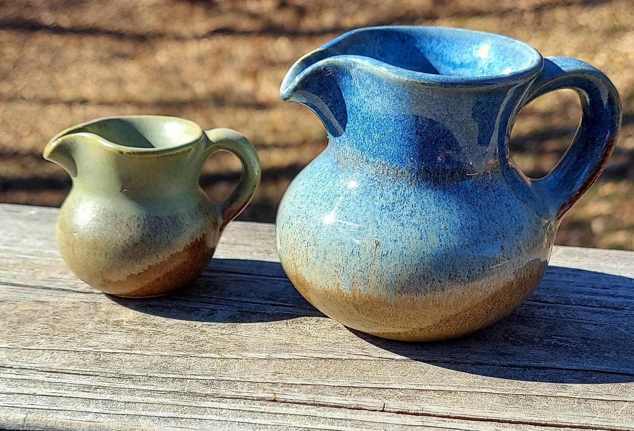 J.R. Cooper 2005 Pottery Pitchers set of 2 - Etsy