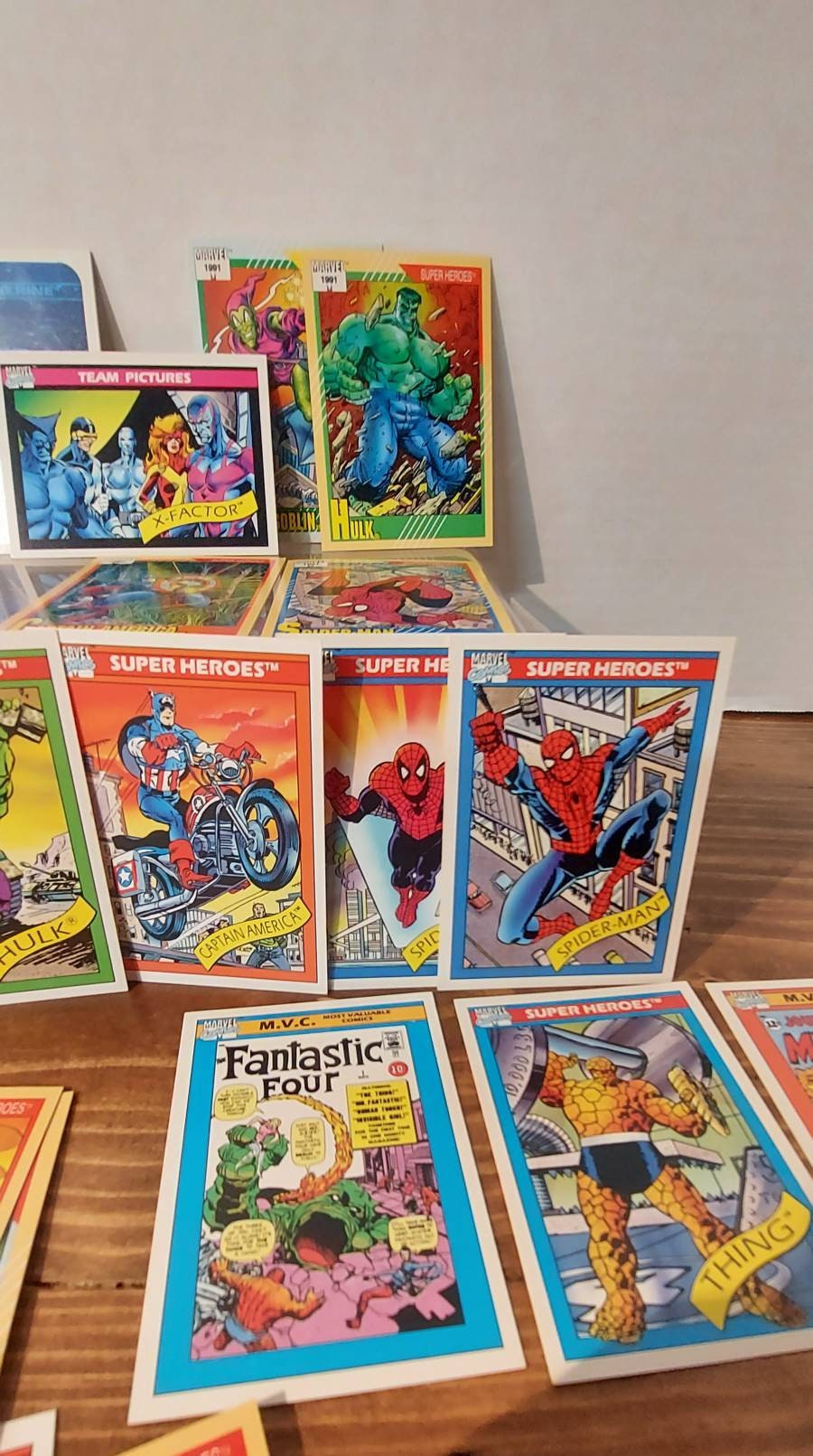 1990-91 Marvel Comic Card Lot - Etsy