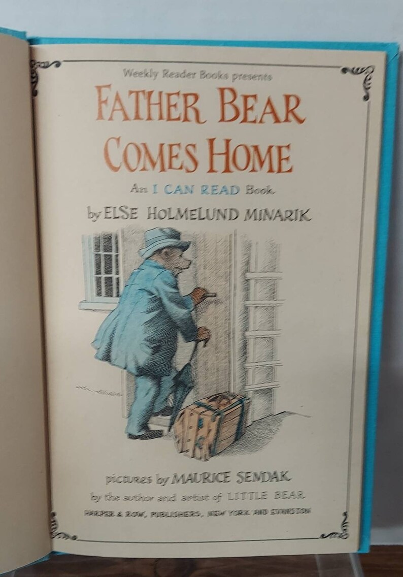 1959 Father Bear Comes Home Book - Etsy