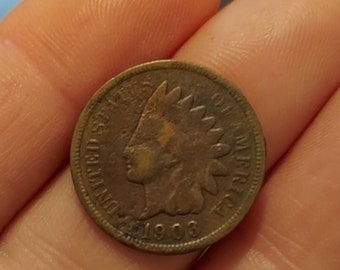 1903 Indian Head Penny - Etsy