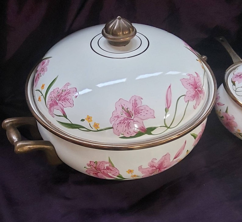 6 Piece Normandy Enamelware - Etsy