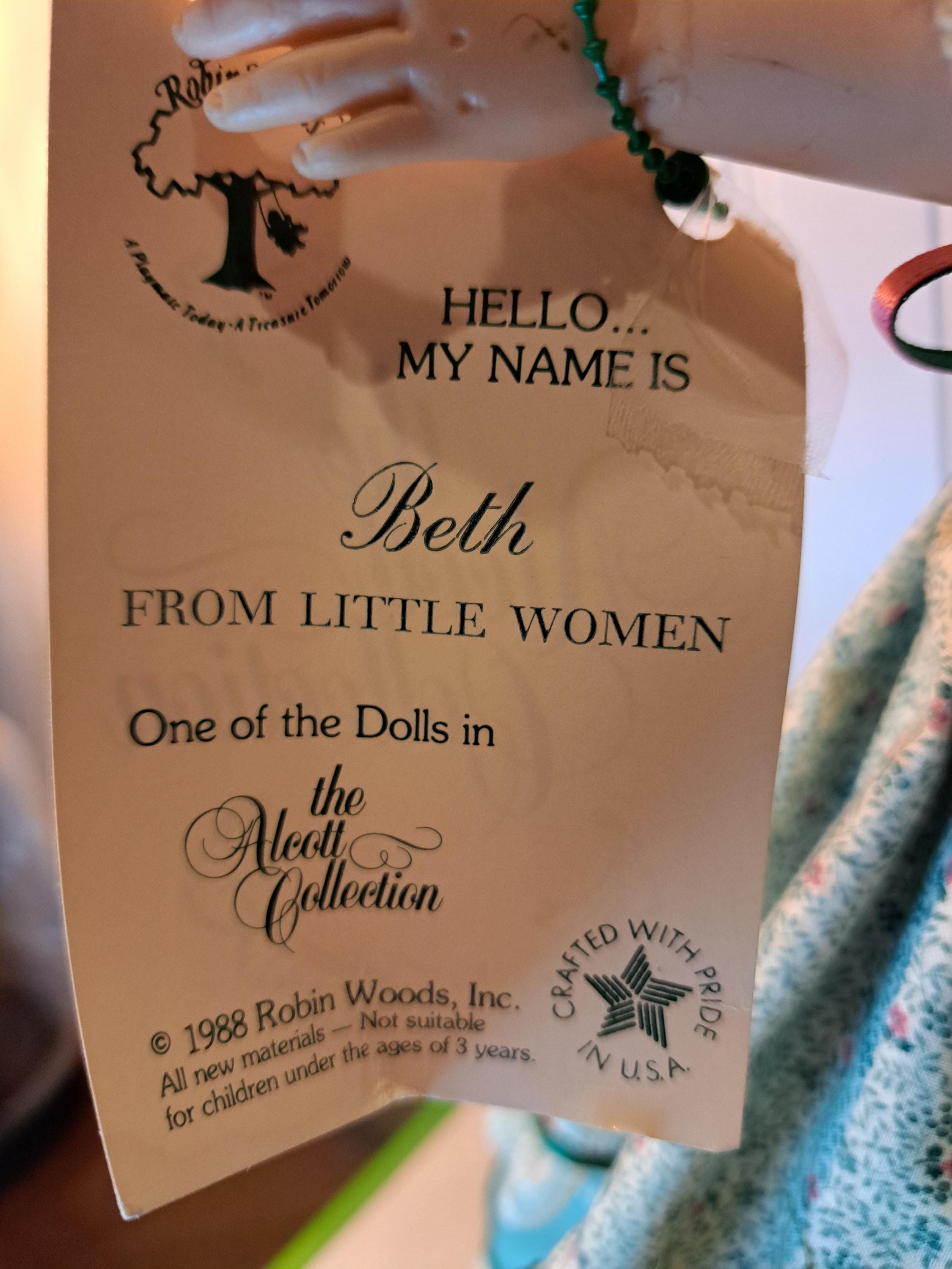 1988 Robin Woods Beth From Little Women Doll - Etsy