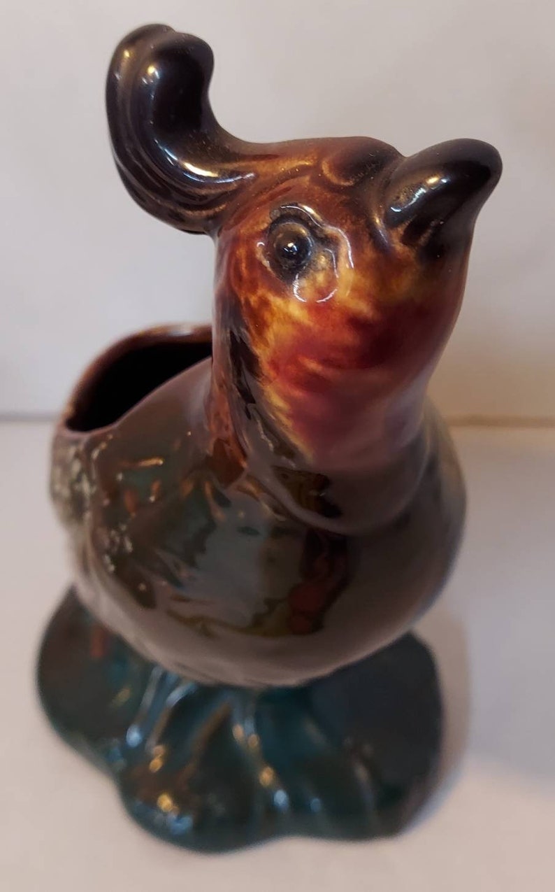 Vintage Ceramic Bird Planter - Etsy