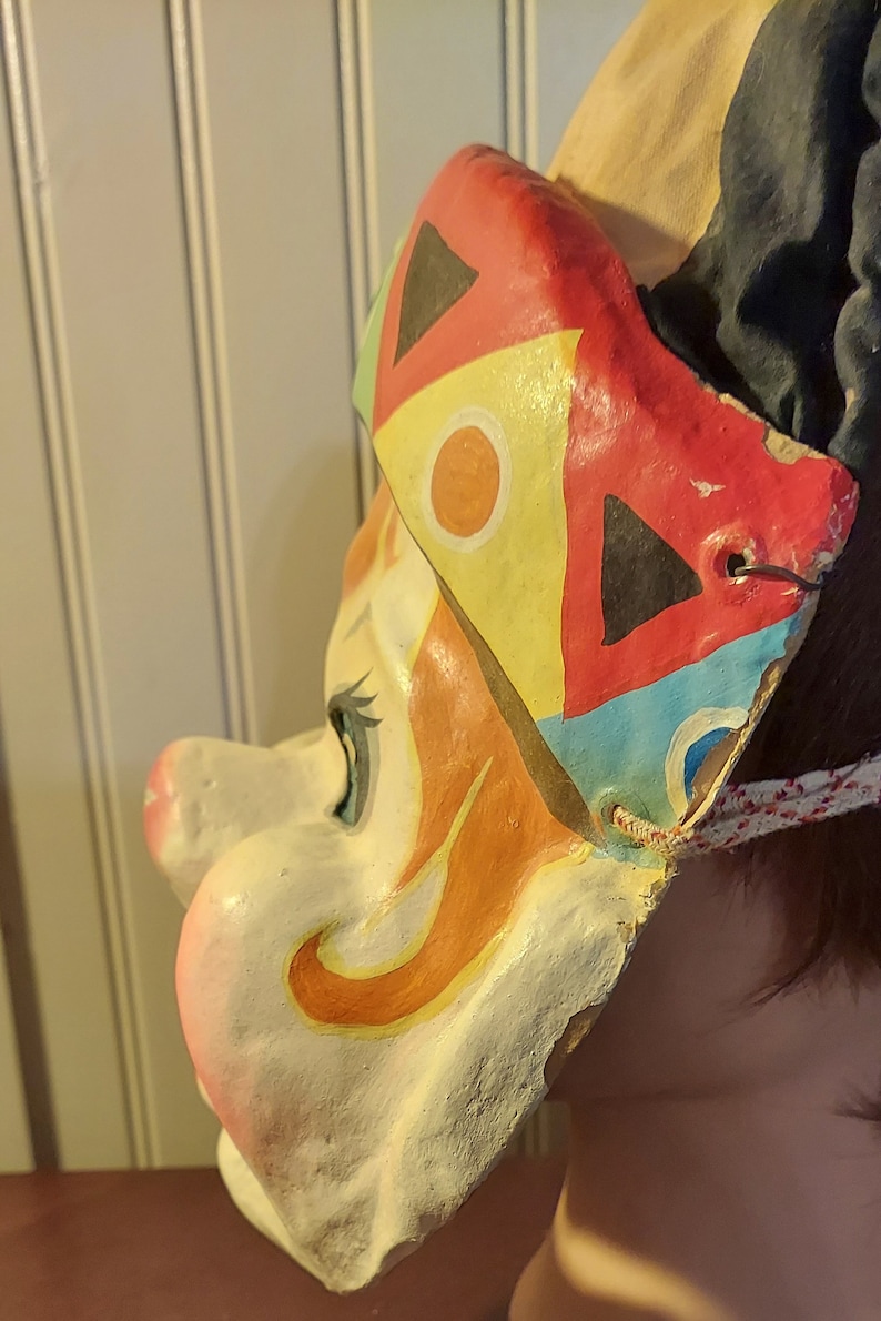 1970s Jester Clown Mask - Etsy