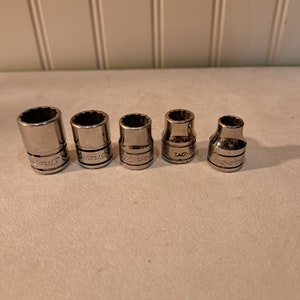Snap on Lot of 5 Sockets - Etsy