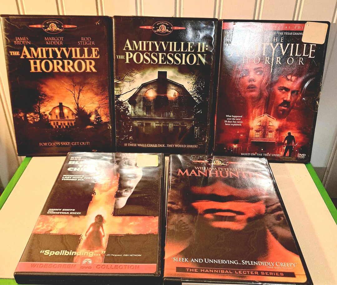 Lot of 5 Horror Dvds - Etsy