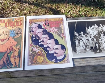 Circus Post Cards - Etsy