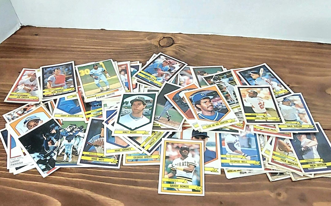 1989-90 Panini Baseball Card Sticker Lot - Etsy