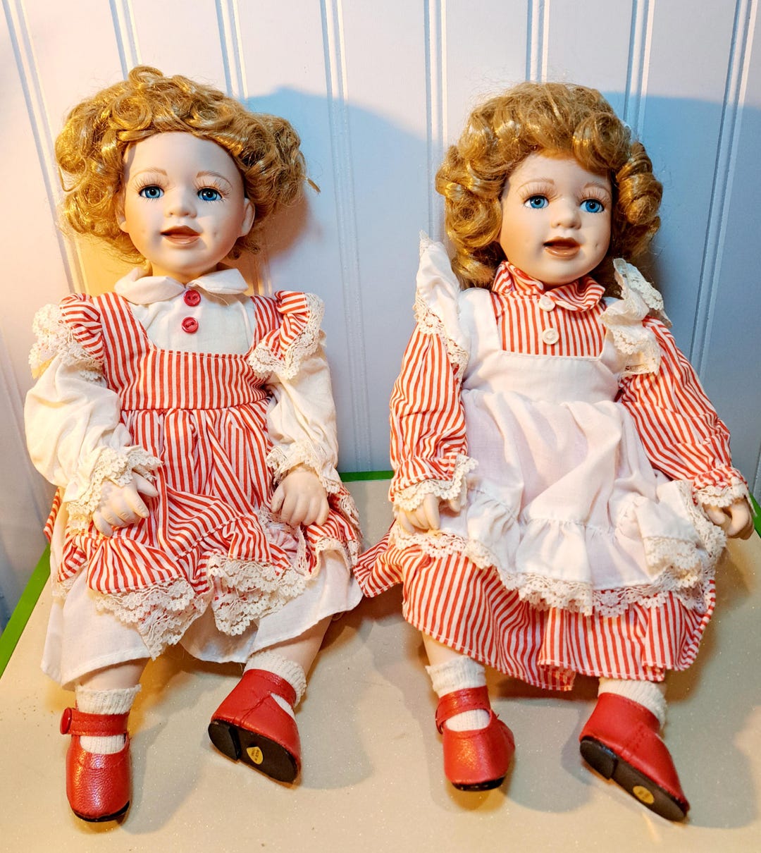 2003 Candy Cane Twin Dolls - Etsy