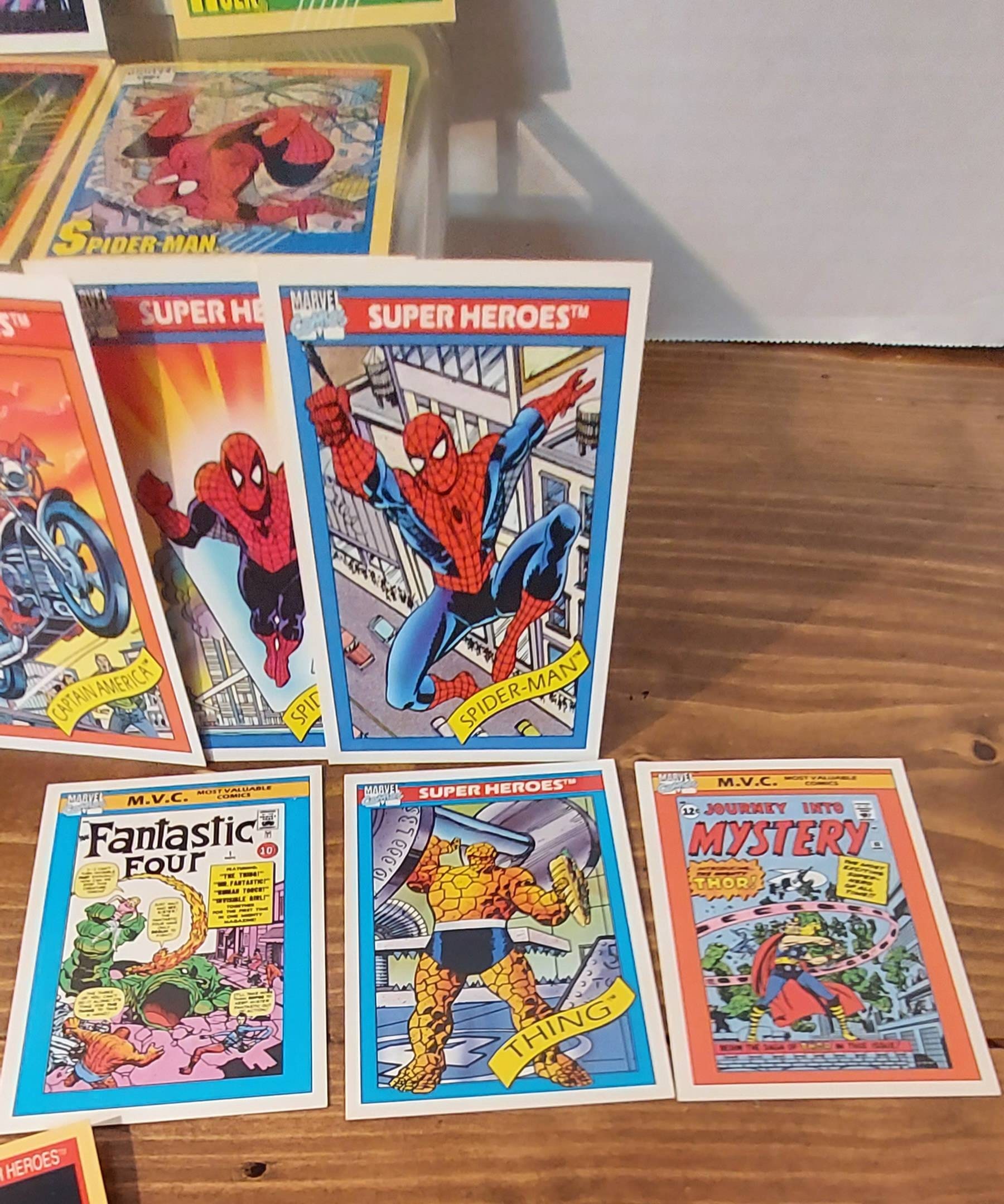 1990-91 Marvel Comic Card Lot - Etsy