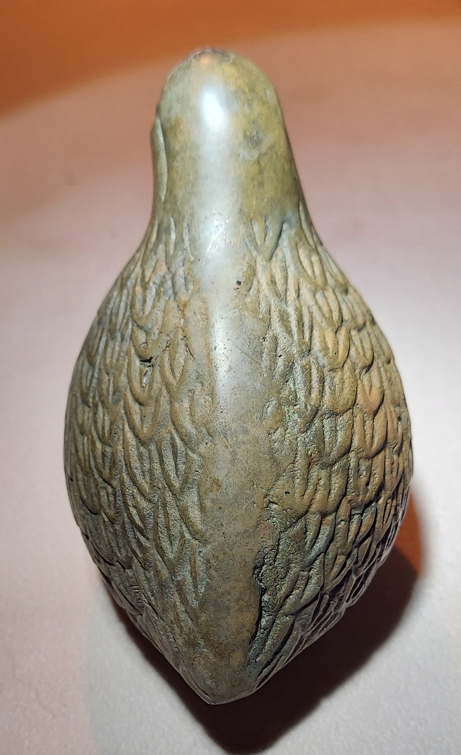 Vintage Brass Quail Figurine - Etsy