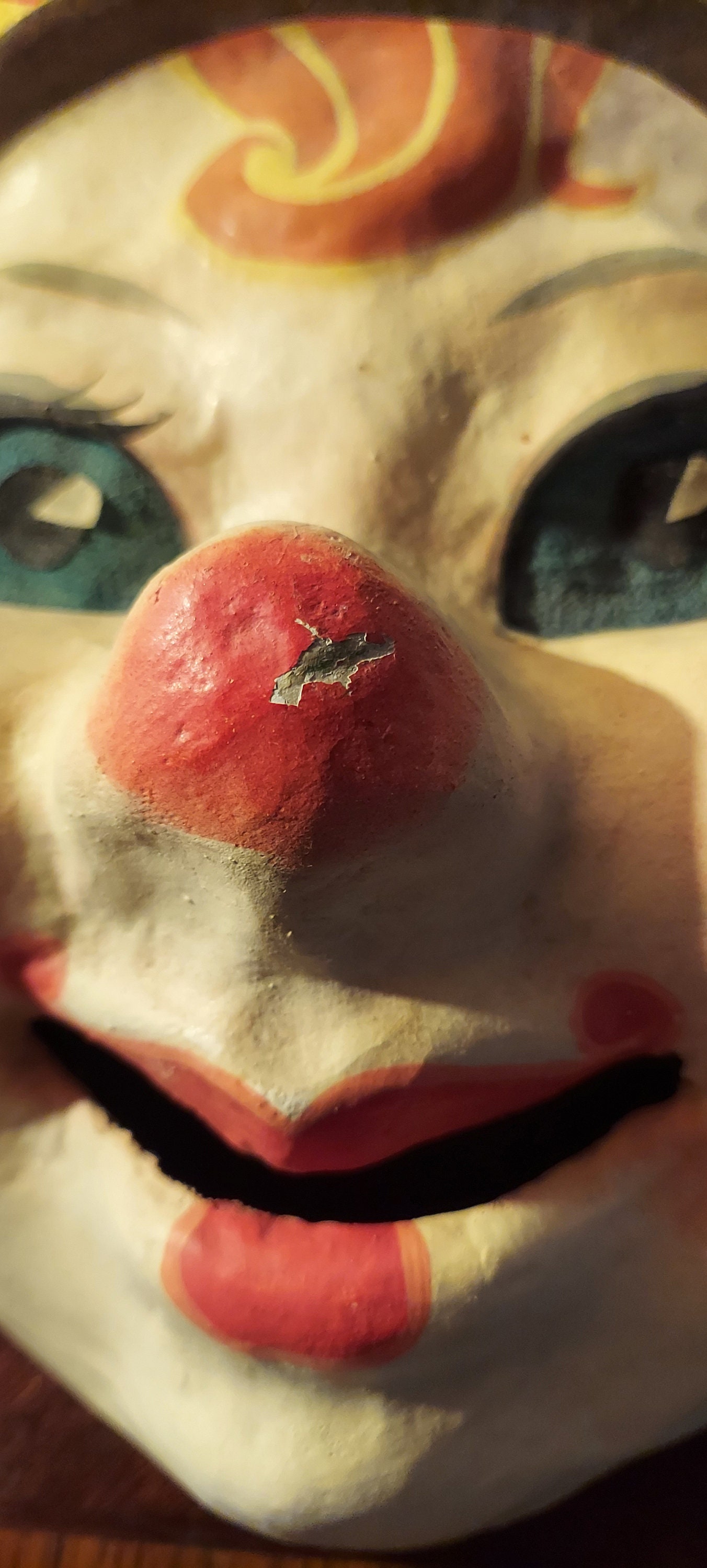 1970s Jester Clown Mask - Etsy