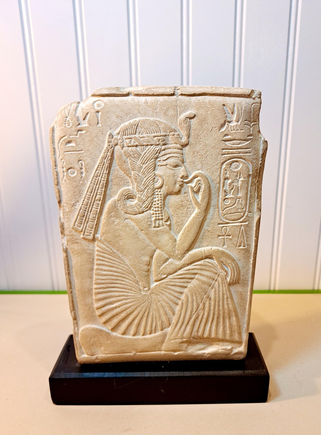 Egyptian Reproduction Double-sided Stele Sculpture of Pharaoh Rameses ...