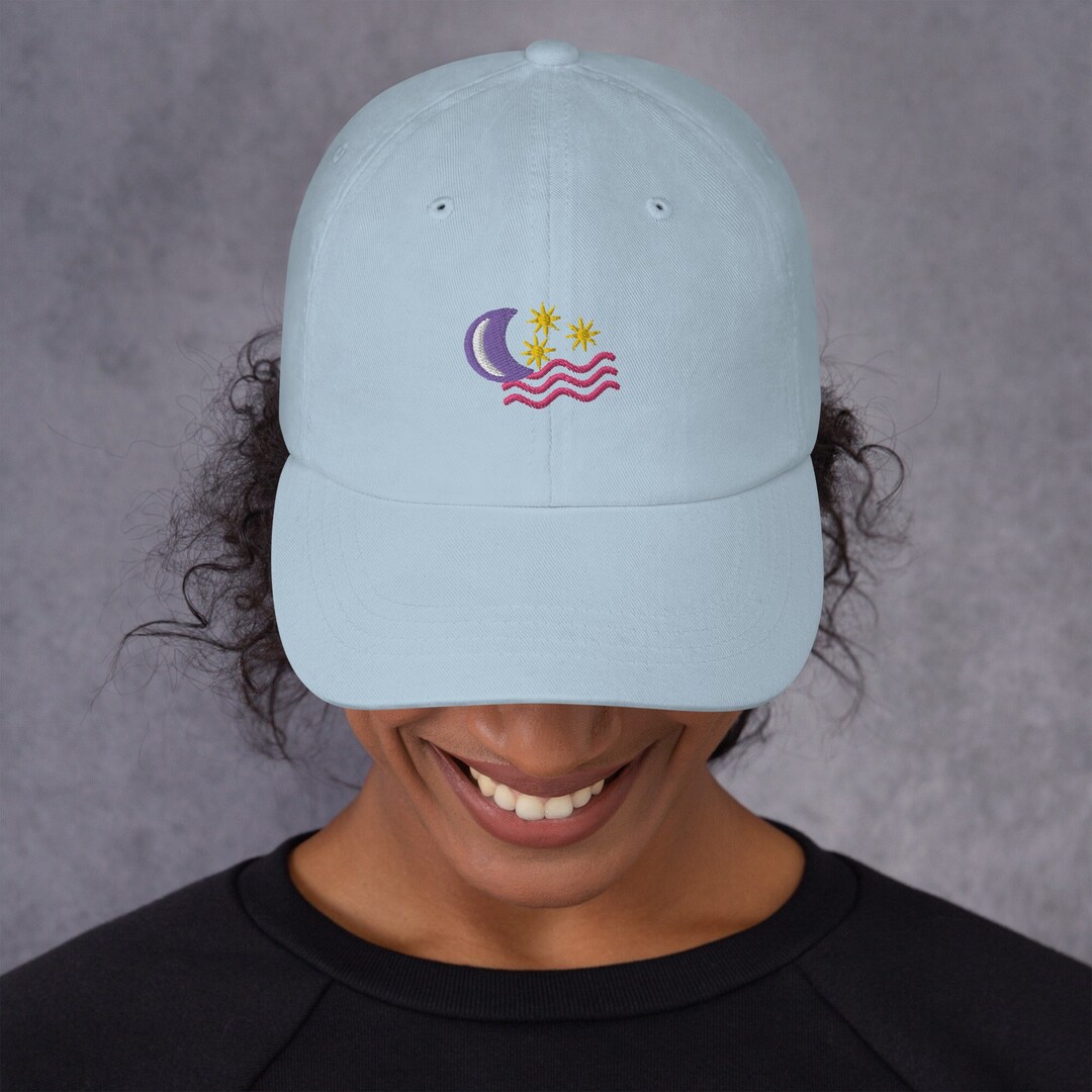 Celestial Hat, Moon and Stars Hat, Sun and Moon Hat, Embroidered Dad ...