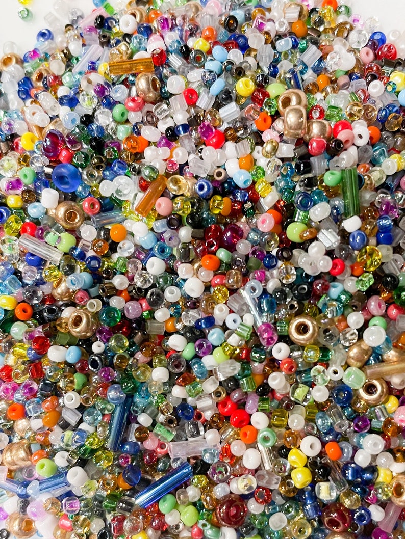 Colorful Seed Bead Variety Blend Bead Soup Assorted Colors - Etsy