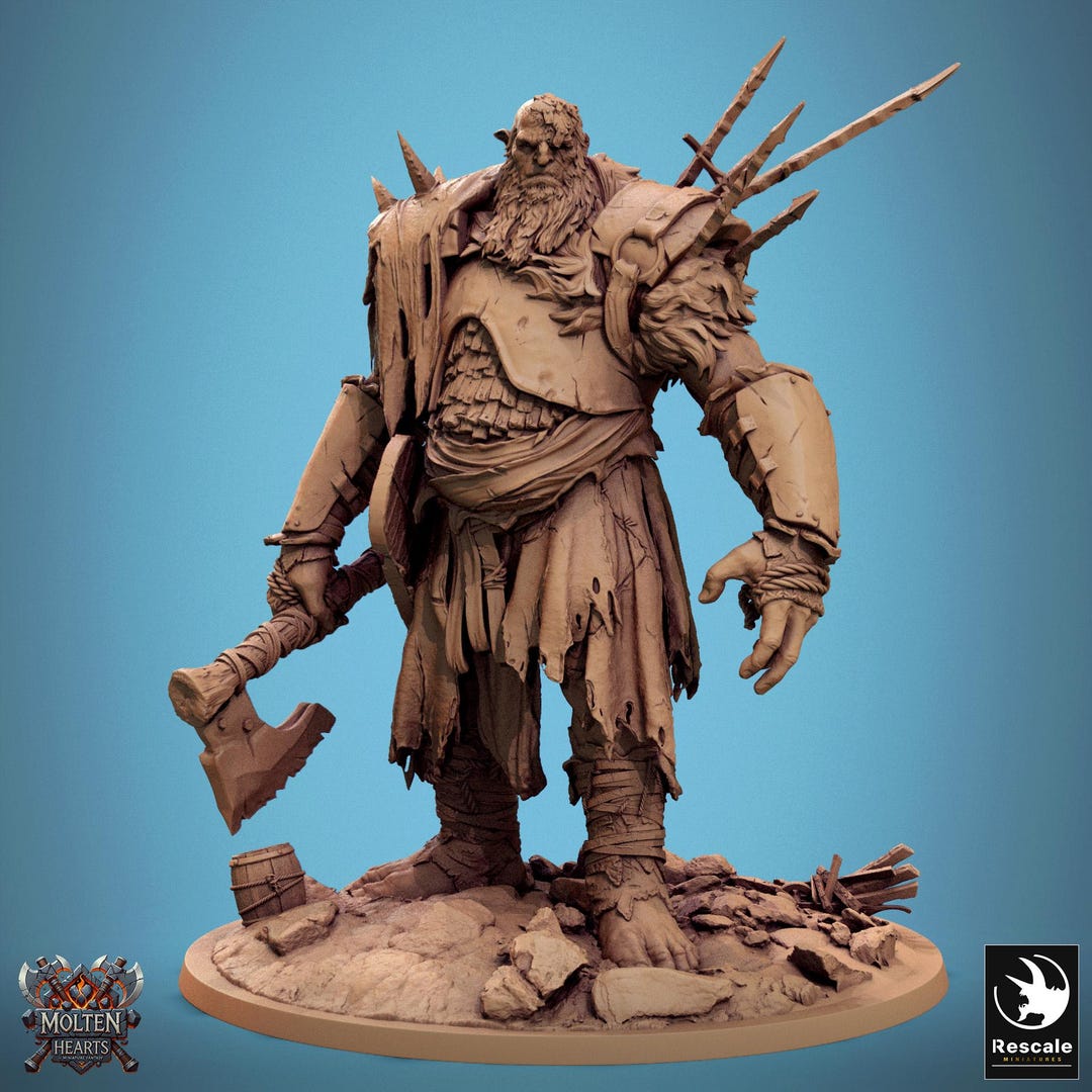 Stone Breaker Giant Stand - Miniature for Dnd, DSA, Pathfinder, RPG ...
