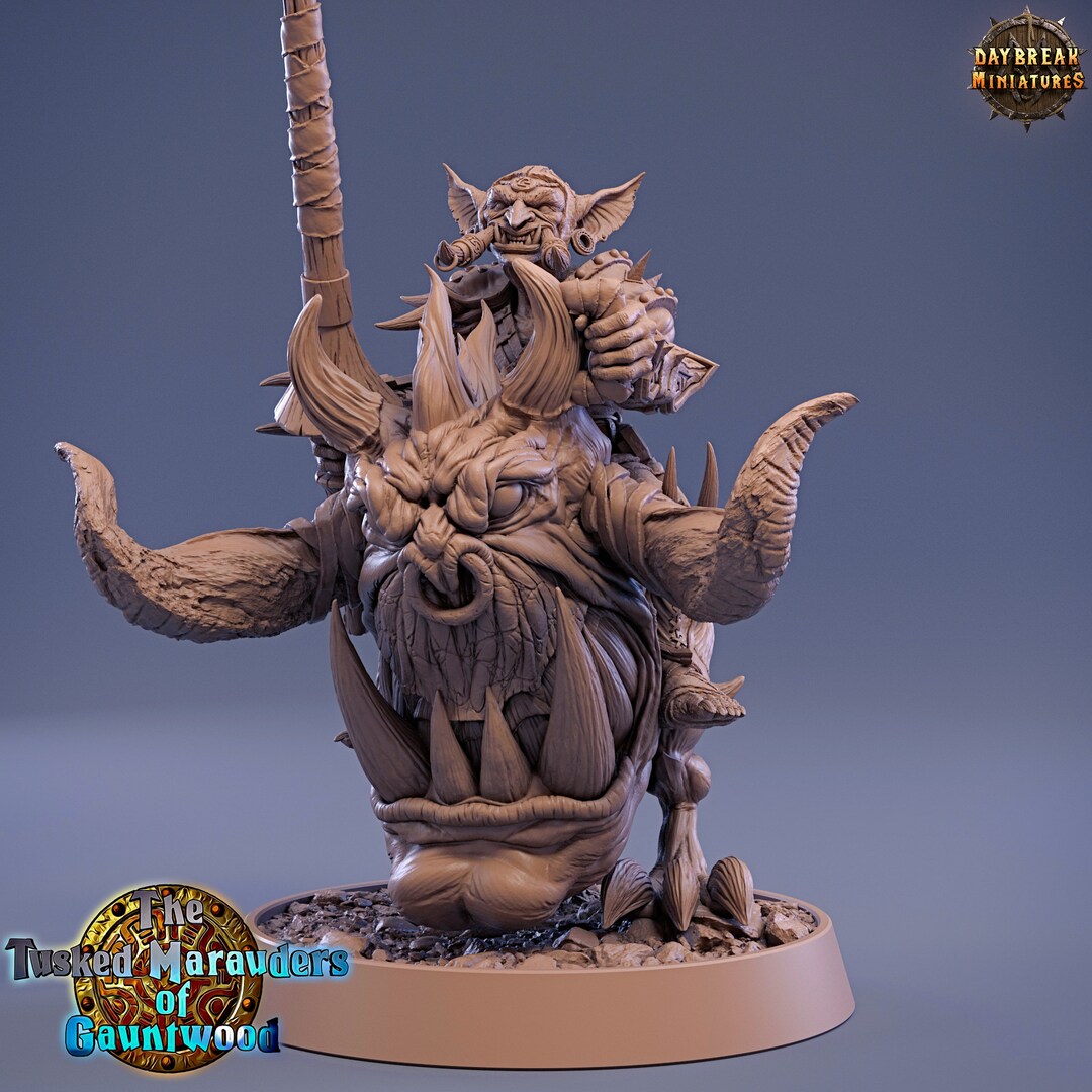 Goblin - Dongli Smite on Head Runner - Mini for Dnd, DSA, Pathfinder ...