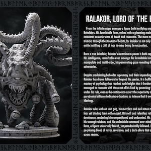 Beholder – Abyssal Terror Horror Monster – Mini for Dnd, DSA ...