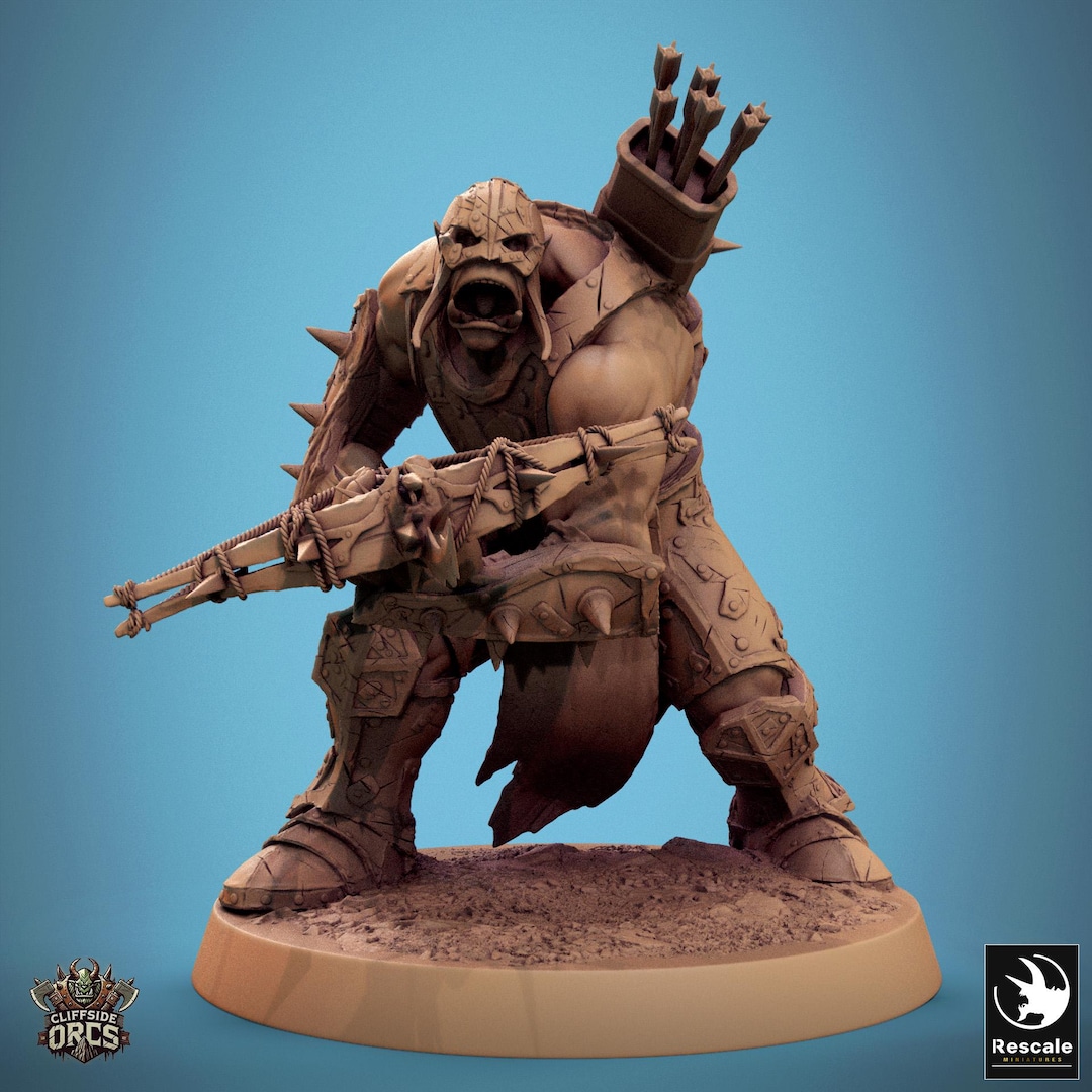 Infantry Orc Shoot Angry - Miniature for Dnd, DSA, Pathfinder, RPG ...