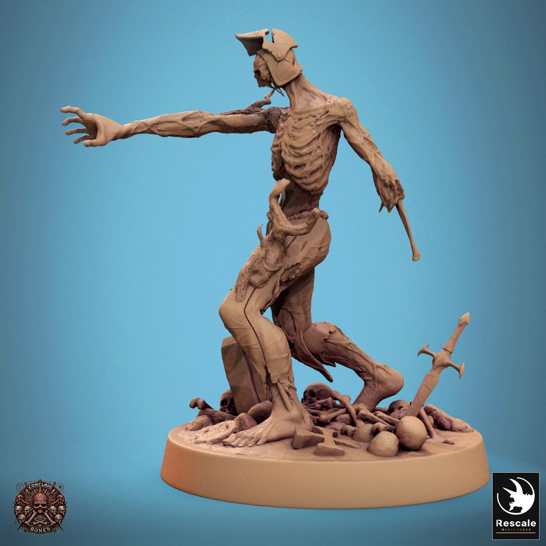 Zombie Catch Miniature for Dnd, DSA, Pathfinder 28 Mm, 32 Mm, Resin ...