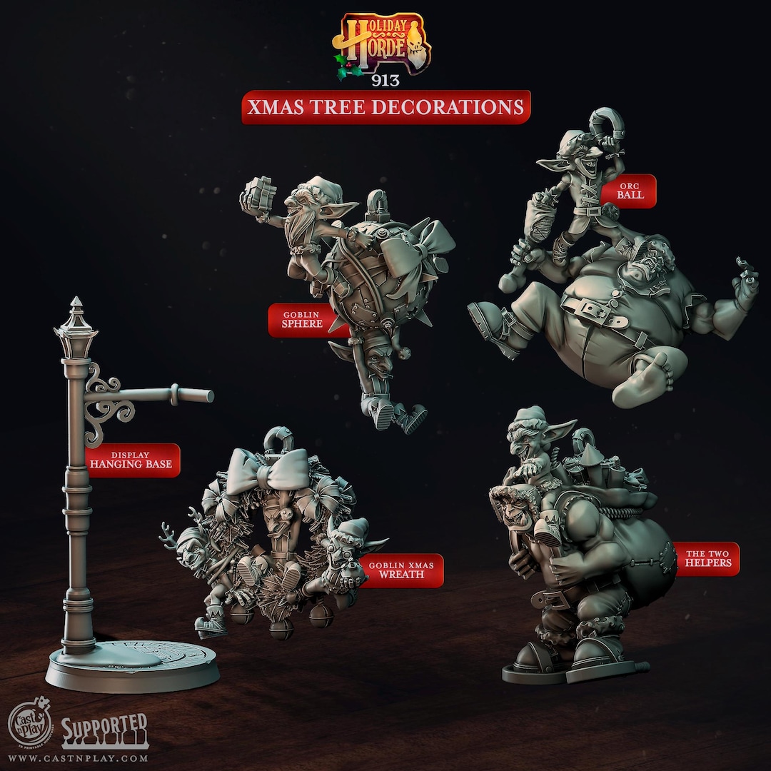 Goblin Tree Decorations - Miniature for Dnd, DSA, Pathfinder - 28 Mm ...