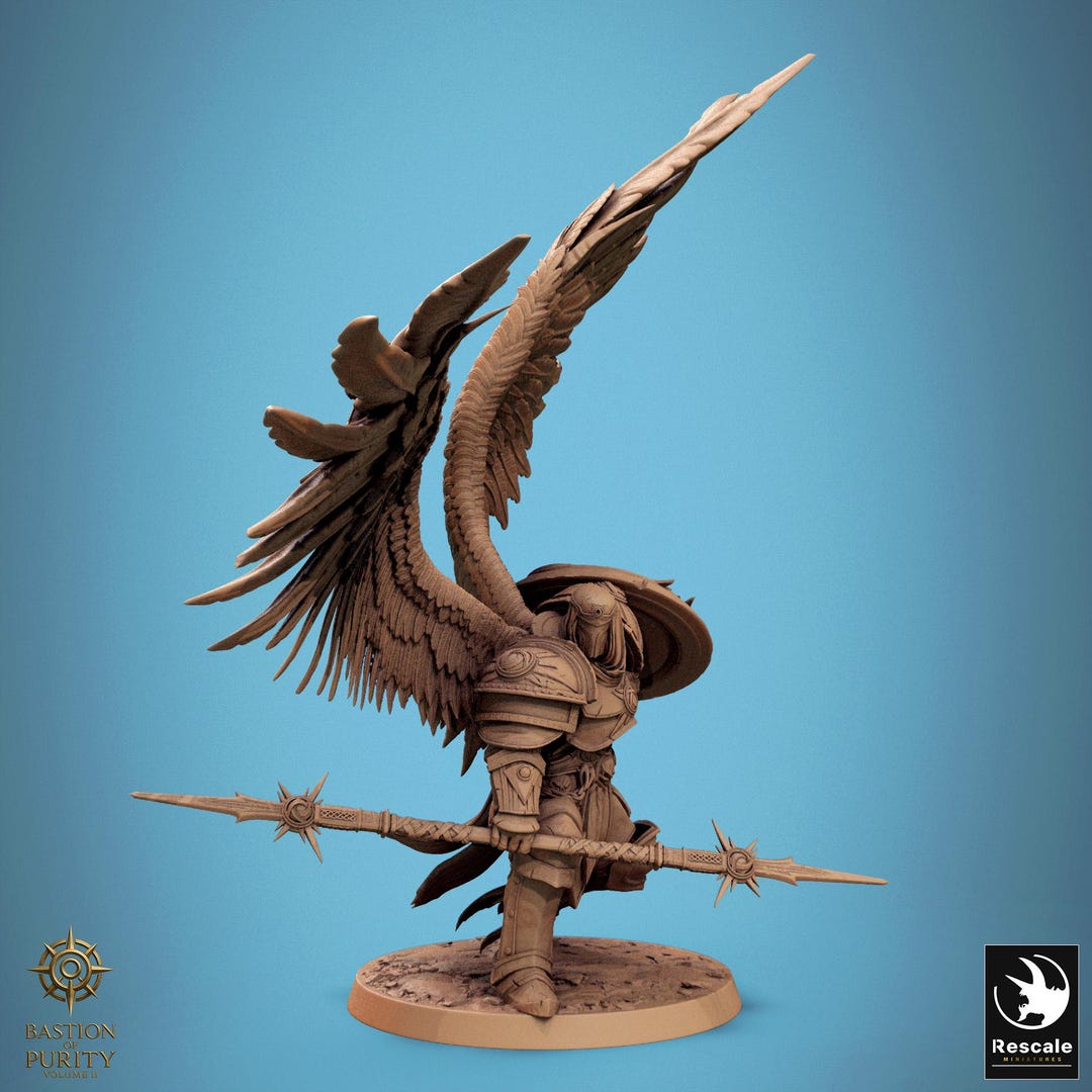 Ascended Legion Ready – Celestial Paladin Miniature for Dnd, DSA ...