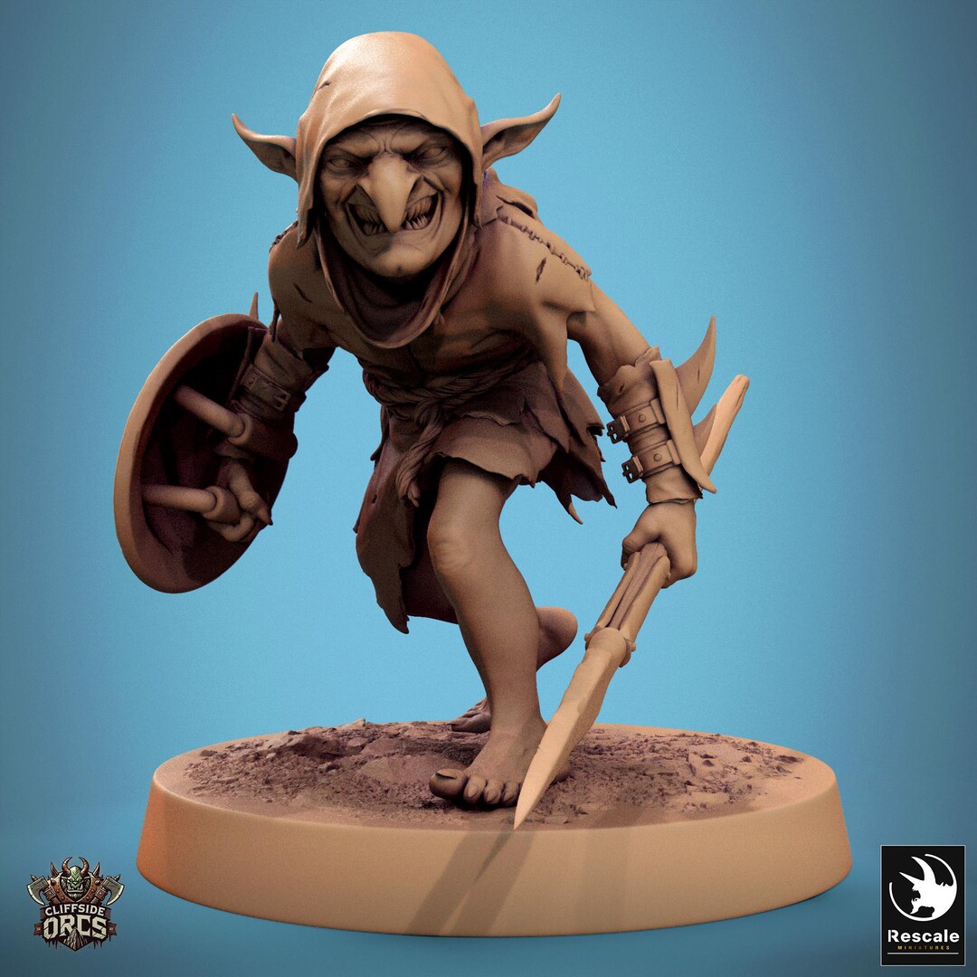 Goblin Stance - Miniature for Dnd, DSA, Pathfinder, RPG Tabletop Figure ...