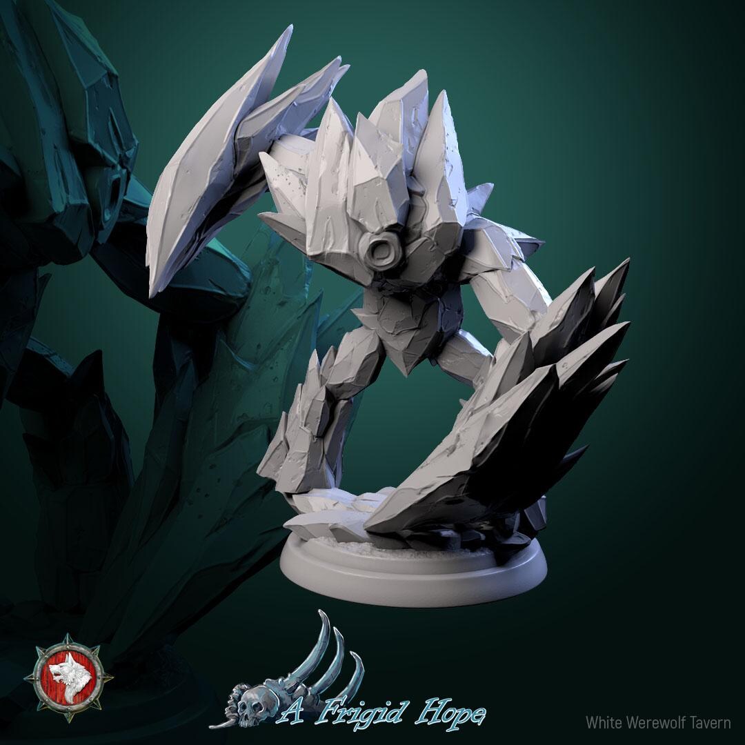 Crysalith Guardian 6 Miniature for Dnd, DSA, Pathfinder Figure With ...