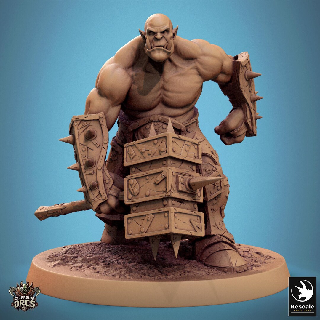 Brutal Orc Walk - Miniature for Dnd, DSA, Pathfinder, RPG Tabletop ...