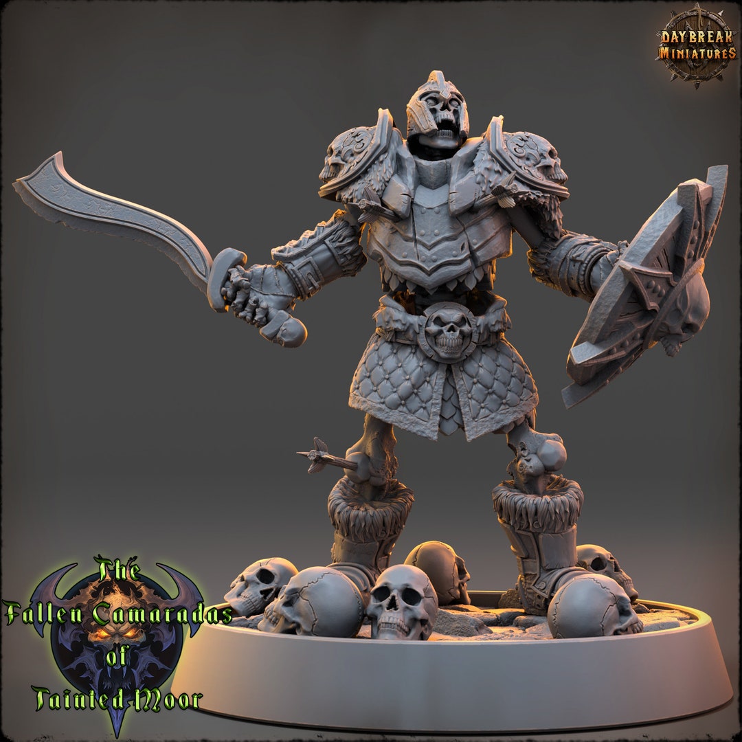 Corpse-lord Varnorsk - Miniature for Dnd, DSA, Pathfinder - Resin ...