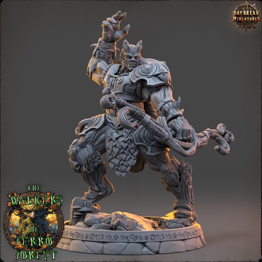 Thalrik Veyndar - Ent Miniature for Dnd, DSA, Pathfinder, RPG Tabletop ...