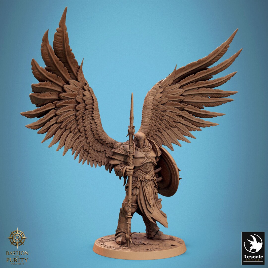 Ascended Legion Guard – Celestial Paladin Miniature for Dnd, DSA ...