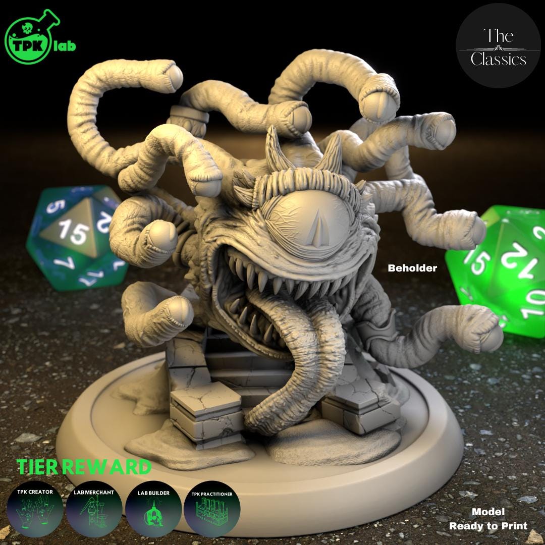 Beholder - Miniature for Dnd, DSA, Pathfinder, RPG Tabletop Figure ...