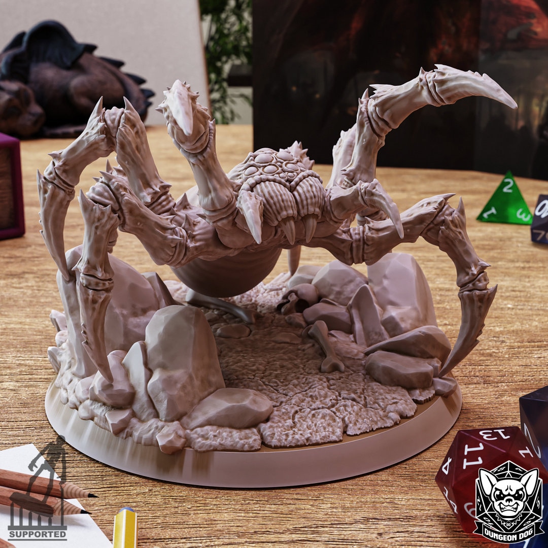 Giant-spider-b - Miniature for Dnd, DSA, RPG Tabletop Games, Available ...