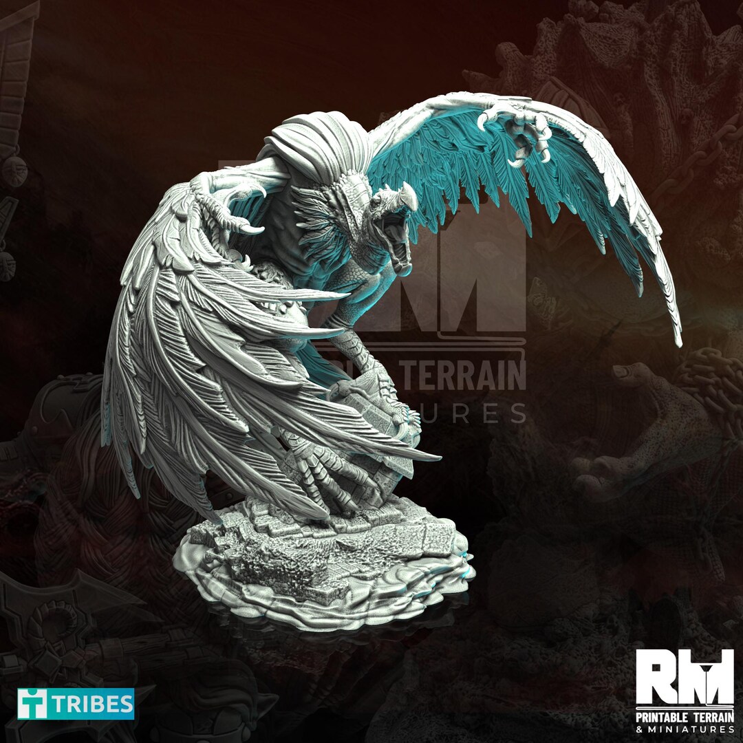 Undead Dread Carrion Miniature for Dnd, DSA, Pathfinder 28 Mm, 32 Mm ...