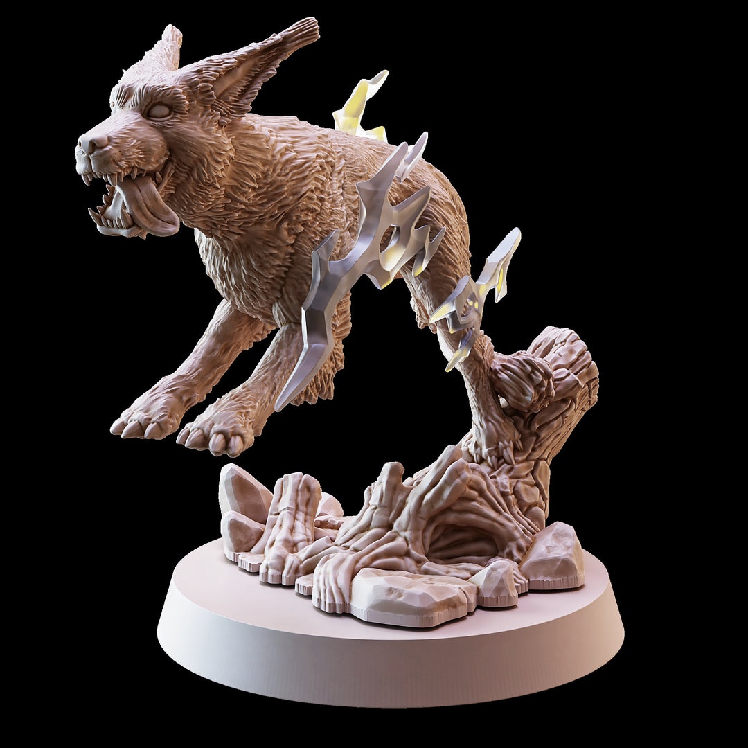 Blink-dog-c - Miniature for Dnd, DSA, Pathfinder, RPG Tabletop Figure ...