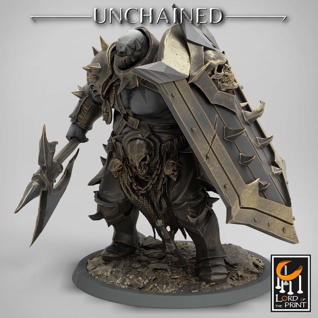 Heavy Soldier Halberd Stand- Miniature for Dnd, DSA, Pathfinder - Resin ...