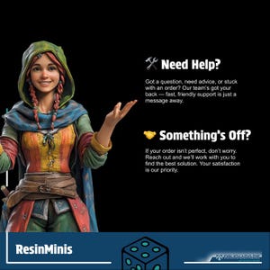 Myrian Oracle of Dragons - Miniature for Dnd, DSA, Pathfinder, RPG ...