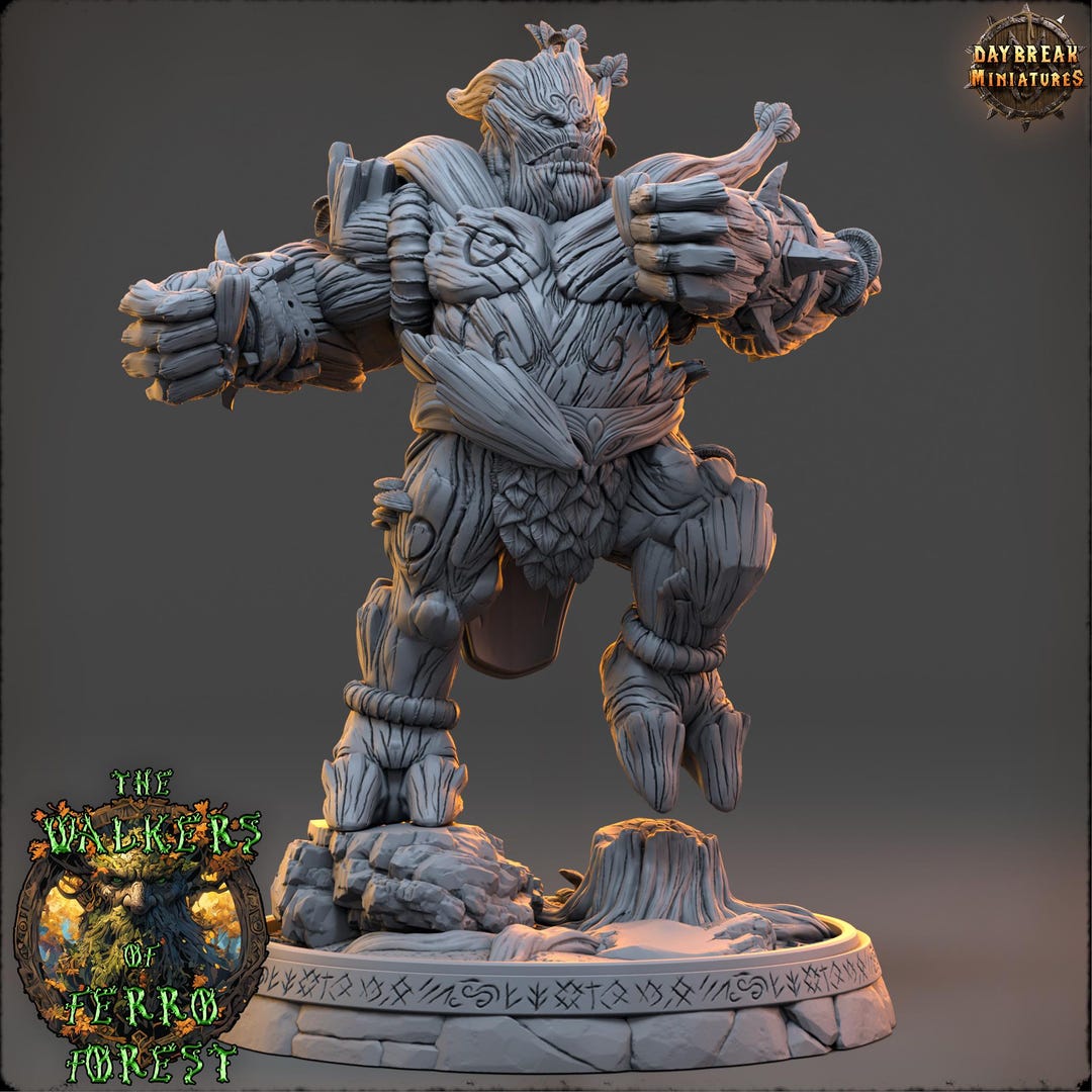 Zareth Thornveil - Ent Miniature for Dnd, DSA, Pathfinder, RPG Tabletop ...