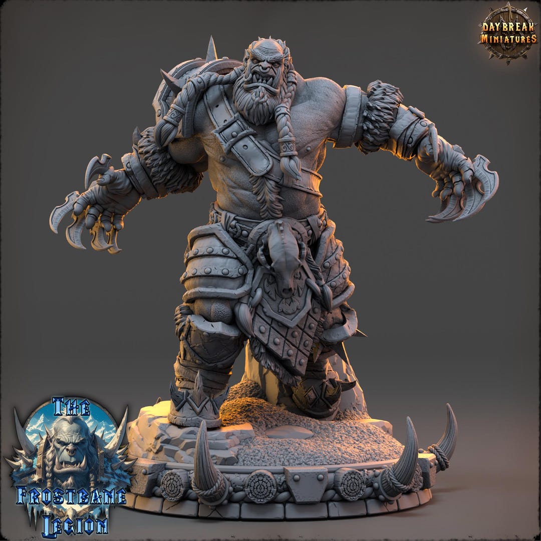 Skalgrim the Unyielding - Ogre Miniature for Dnd, DSA, Pathfinder, RPG ...