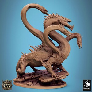 Nox Hydra - Miniature for Dnd, DSA, Pathfinder, RPG Tabletop Figure ...