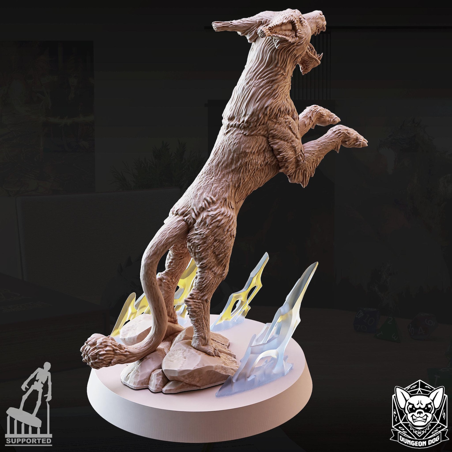 Blink-dog - 4 Miniatures Bundle for Dnd, DSA and RPG Tabletop Games ...