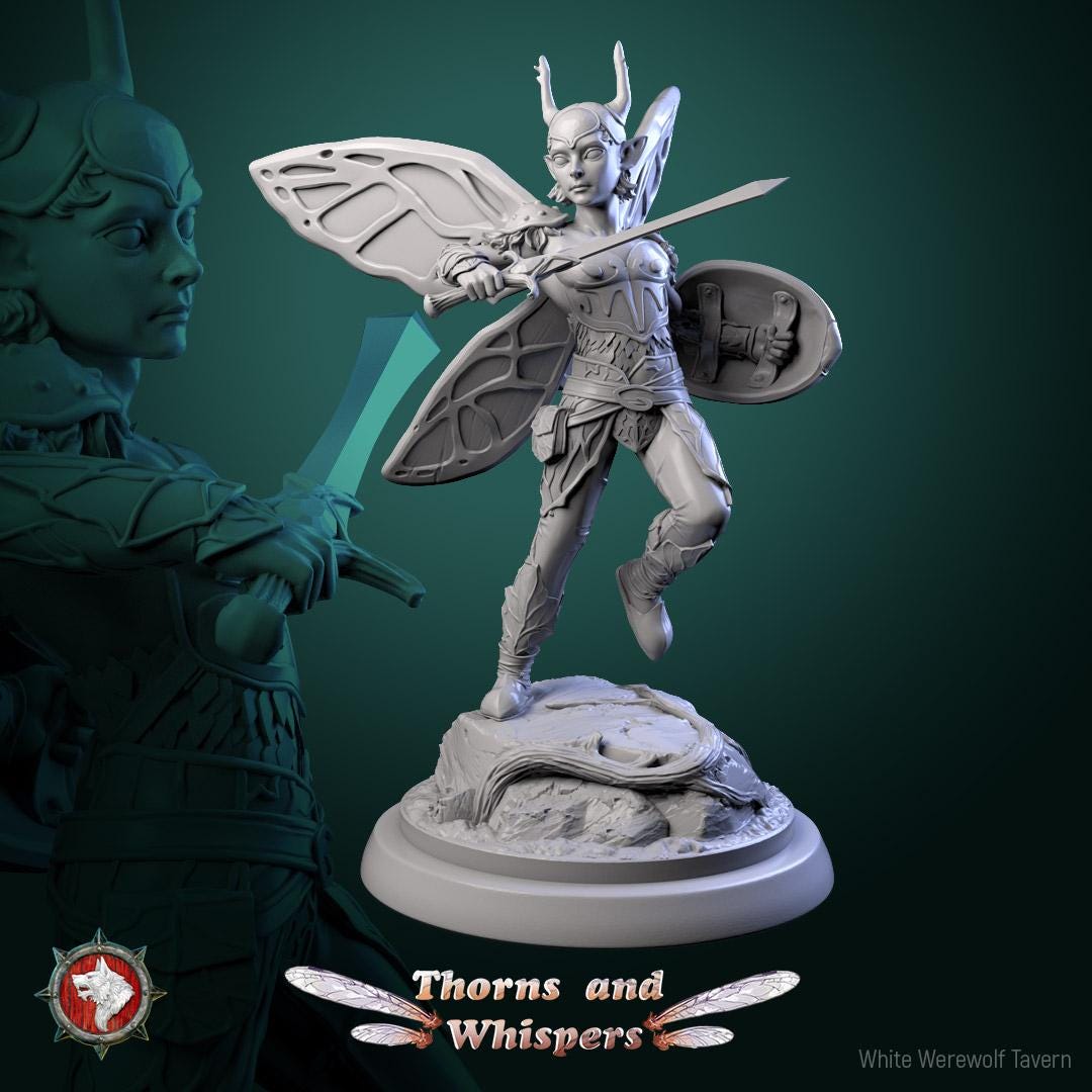 Guardián del Ala Ámbar 2 - Miniatura para DnD, DSA, Pathfinder ...