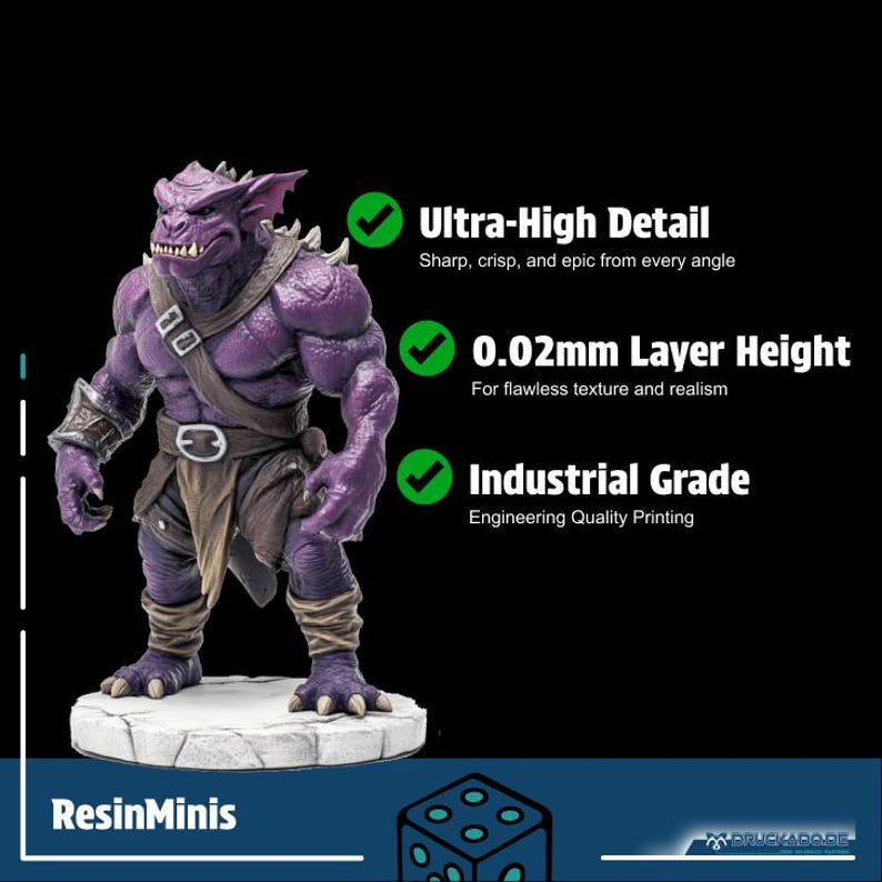 Giant Bats - Miniature for Dnd, DSA, Pathfinder - 28 Mm, 32 Mm Resin ...