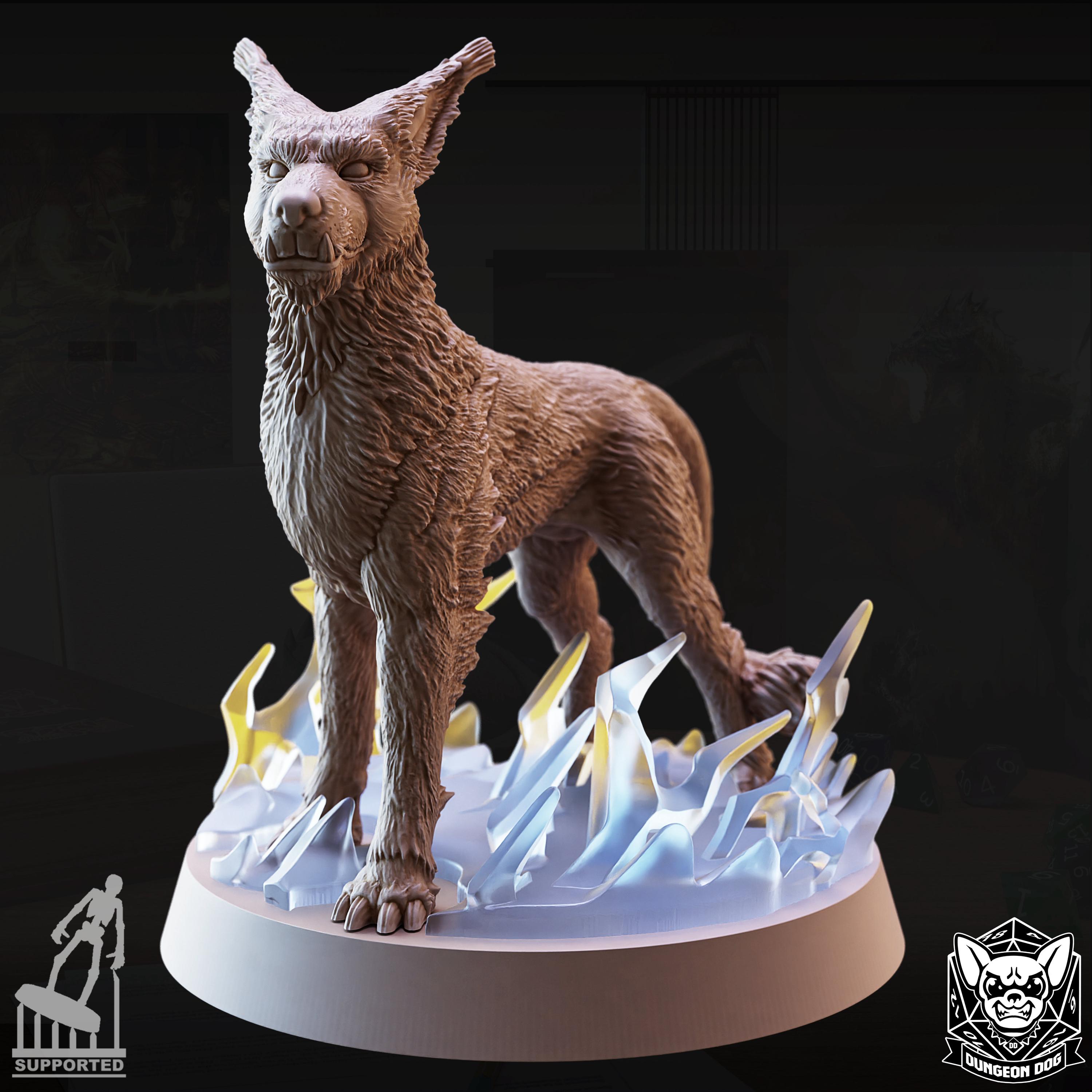 Blink-dog - 4 Miniatures Bundle for Dnd, DSA and RPG Tabletop Games ...